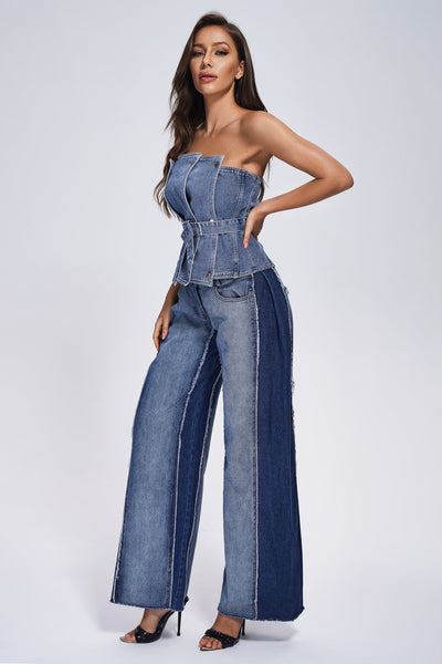 Clover Denim Top – GOOSUDU